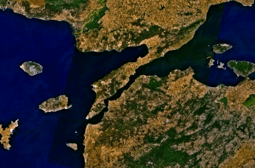Strâmtoarea Dardanele, frontiera naturală între Europa şi Asia