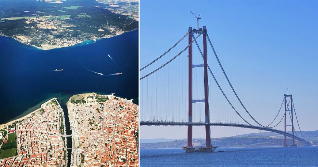 Strâmtoarea Dardanele, frontiera naturală între Europa şi Asia