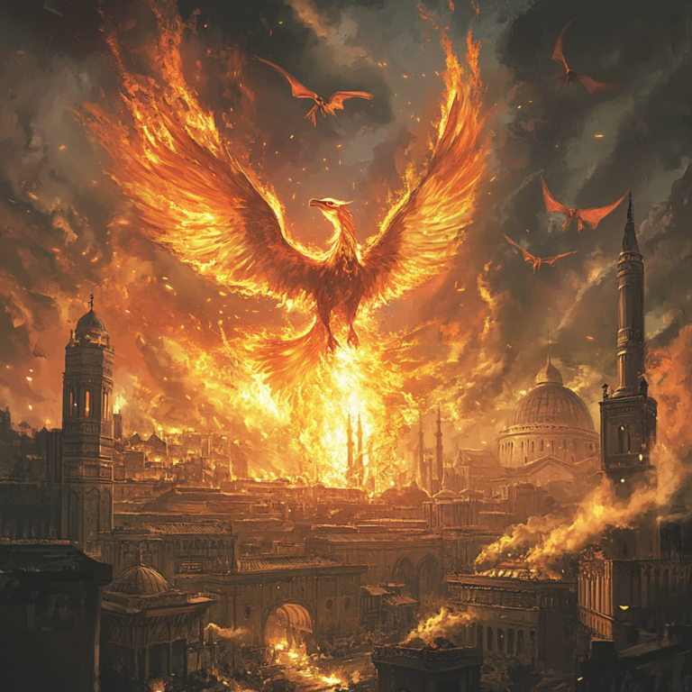 Pasărea Phoenix: Fascinanta legendă a păsării care reînvie din propria ...